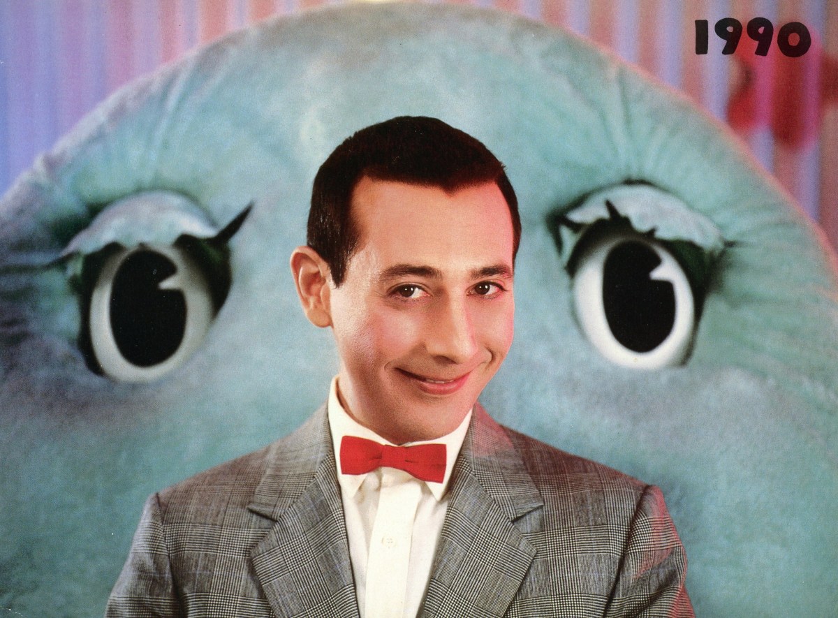 1990 Pee Wee Herman Calendar | Clutch Cargo Lips